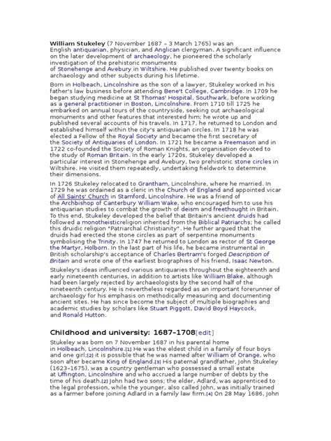 William Stukeley Pdf