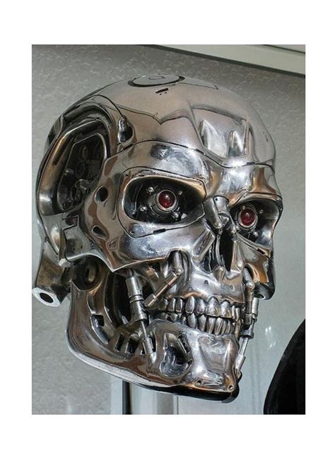 T 800 Terminator Skull Replica Sci Fi Design