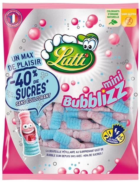 Lutti Bubblizz Mini 40 Weniger Zucker 130g Das Süßigkeiten Marketing Blog