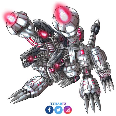 Mugendramon Digimon Original Absurdres Highres 1other Claws