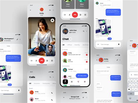Chatinc Message App Ui Kit Social App Design Messaging App App Ui