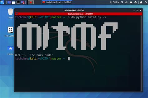 how to install mitmf framework in kali linux tech dhee