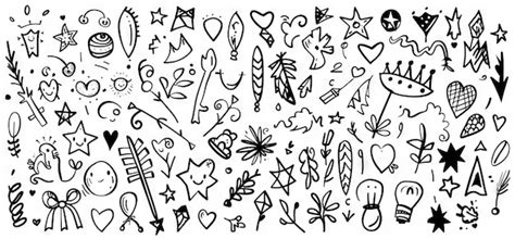 Premium Photo The Sketch Element Line Set Is An Abstract Nature Element Decoration Graphic