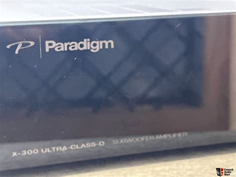 Paradigm Subwoofer Amp Photo 4072230 Canuck Audio Mart