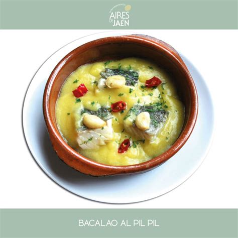 Receta Bacalao al pil pil Aires de Jaén