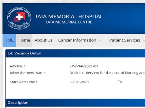 TMC Recruitment 2021 Notification Out For 13 Technician And Other Posts