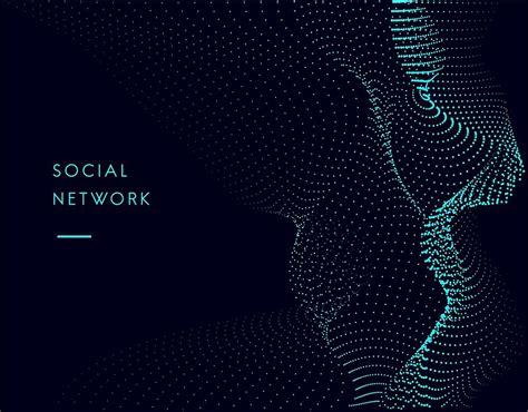 Data Visualization Particle Dynamic Wave Premium Vector Rawpixel