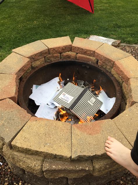 Burning Our Schoolwork Rfunny
