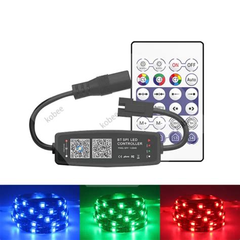 Bluetooth App Dc V Led Controller For Ws B Ws Ic Pixel Led Strip Lights Picclick Uk