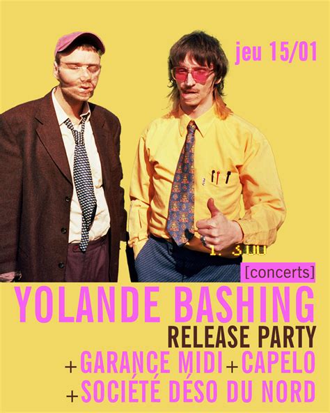 Concerts Yolande Bashing Release Party Forest Bruxelles