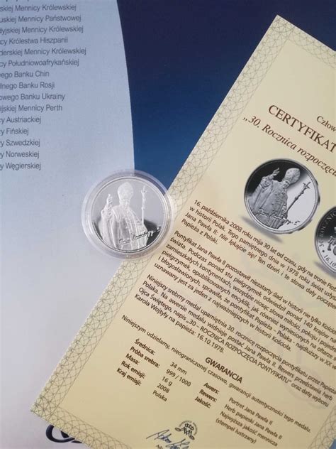 Skarbnica Narodowa medal moneta Jan Paweł II Łódź Kup teraz na Allegro Lokalnie