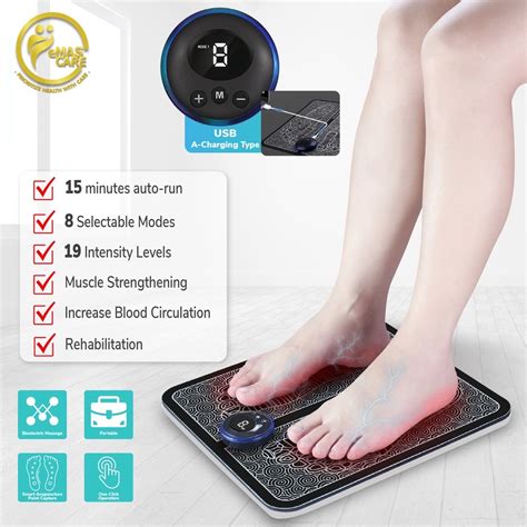 Hot Feet Acupuncture Stimulator Massager Electric Ems Foot Massage Pad