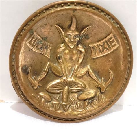 Source Unknown Other Vintage Mini Brass Lucky Pixie Dish Poshmark