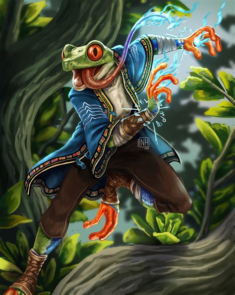 179056 Safe Artistniihlusart Amphibian Frog Anthro Grippli