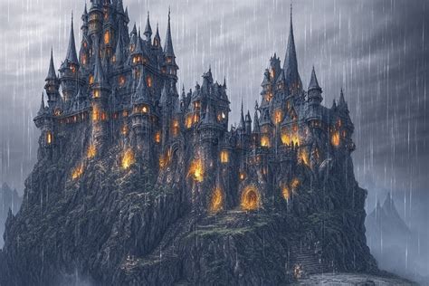 「単品5種背景素材v03c魔王城」安田画房