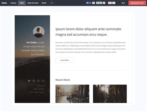 html5 up 免費 html5 css3 響應式設計網頁模版下載 免費資源網路社群