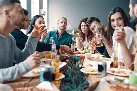 Casual Dinner Party With Friends