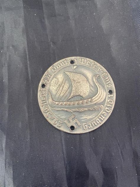 Chase Militaria Ww2 German N S D A P Tinnie
