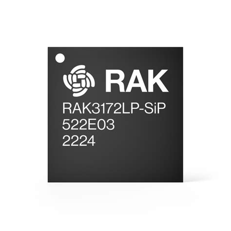 rak3172 sip lorawan module low power long range transceiver