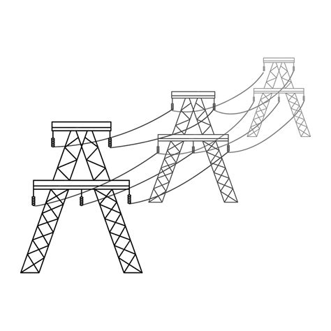 Premium Vector Supports Of The Highvoltage Power Grid Vector Illustration Of Utility Electric Premium Vector Supports Of The Highvoltage Power Grid Vector Illustration Of Utility Electric