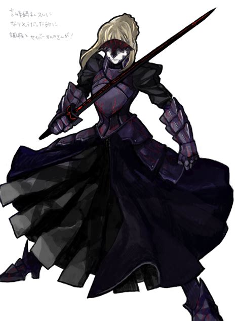 Safebooru Armor Armored Dress Blonde Hair Dark Excalibur Drawr Dress
