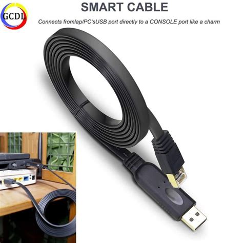 Usb To Rj45 Ethernet Console Cable Ftdi Chip Cisco Compatible 1 8m Lazada Ph