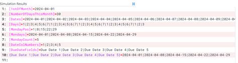 how to create due dates based on various frequencies special