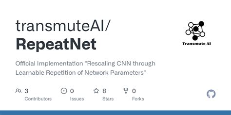 Github Transmuteairepeatnet Official Implementation Rescaling Cnn Through Learnable