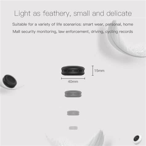 H11 Mini Hd App 1080p 120 Degree Wide Angle Wearable Smart Wireless Wifi Surveillance Camera