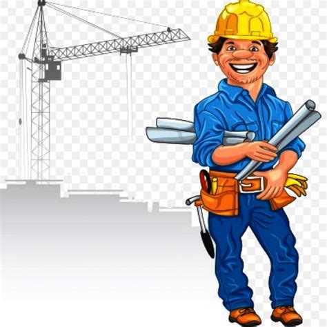Cartoon Construction Worker Royalty Free Clip Art Png 1111x1111px