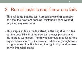 Test Driven Development PPT
