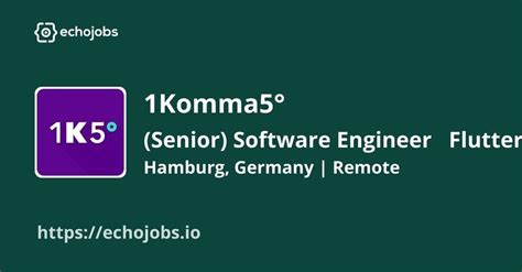 Hiring Senior Software Engineer Flutter Mfd Munich Berlin Or Hamburg Munich Germany