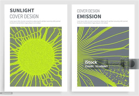 태양 또는 별빛 방출 폭발이 있는 배경막 동적 방출 파티클이 있는 배열입니다 표지 디자인 템플리 배너 전단지 브로셔 소책자 프리젠 테이션 또는 카드에 대 한 벡터 그림 3