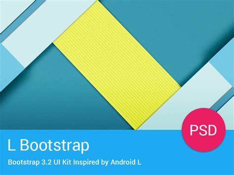 Bootstrap UI Kit Inspired By Android Freebie Supply