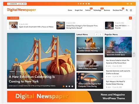 Introducing Digital Newspaper A Feature Rich Wordpress Theme