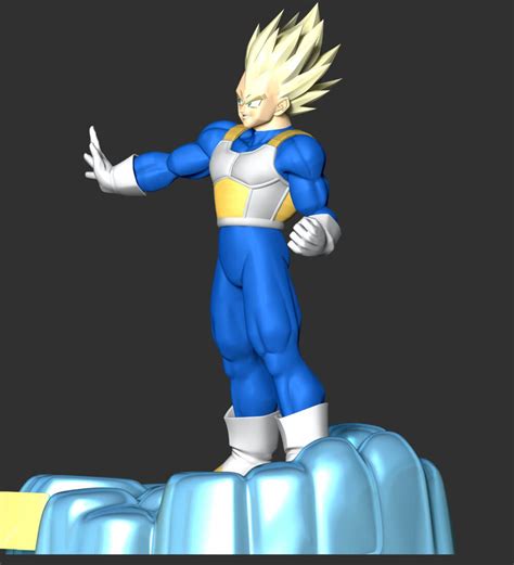 Vegeta Ssj Dragon Ball 3d Print Model By Bon Bon Art