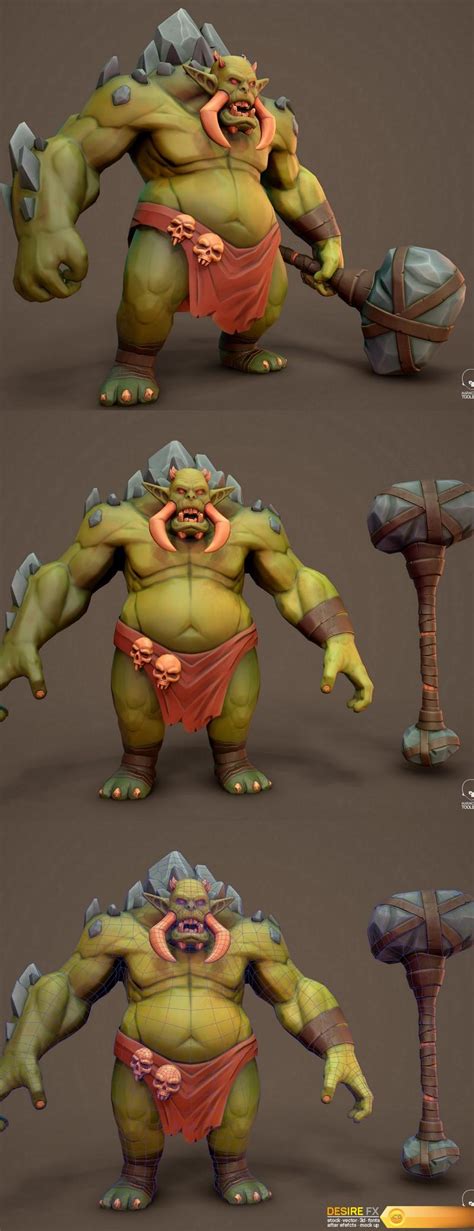 Desire FX 3d Models Ogre 2