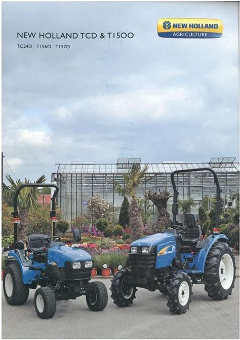 New Holland Tractor Tcd And T1500 Tc24d T1560 T1570 Brochure