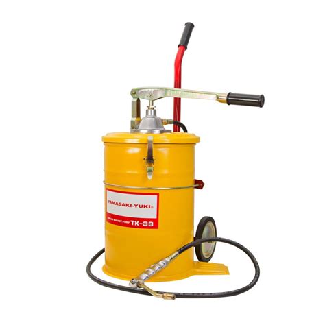 Tk 33 ถังอัดจารบีมือโยก ความจุถัง 5 แกลลอน พร้อมล้อ Yamasaki Powerpumptool