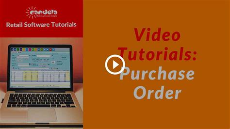 Ordering Stock By Preparing A Purchase Order Candela Tutorials