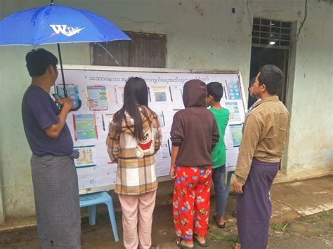 ပန်ဆိုင်းကြူကုတ်မြို့တွင် သဘာဝဘေးအန္တရာယ် အသိပညာပေး နံရံကပ်ဘုတ်ပြသ