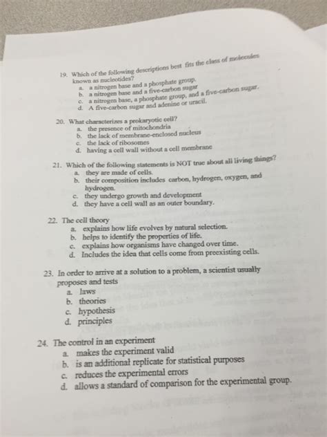 Solved Which Of The Following Description Best Fits The