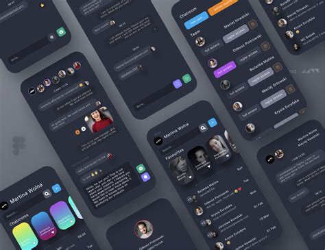 Chat App Ui Kit Community Figma Community