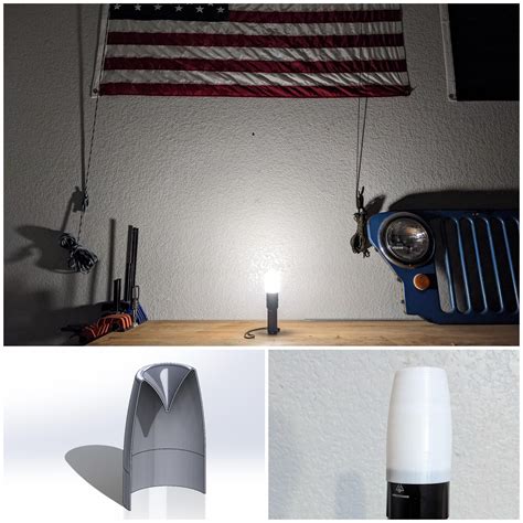 3d Printed Diffuser R Flashlight