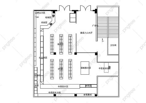 Pharmacy Cad Plan Template Download On Pngtree