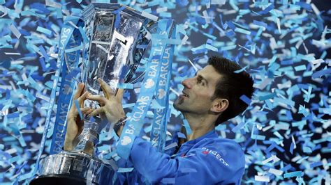 Atp Finals Novak Djokovic Will Be Aiming To Equal Roger Federers