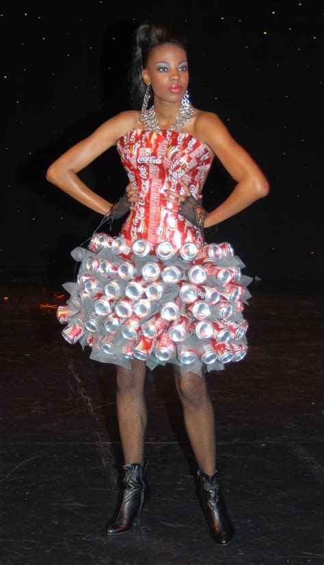 Yes They Are Coke Cans Recycled Dress Crazy Dresses Recycled