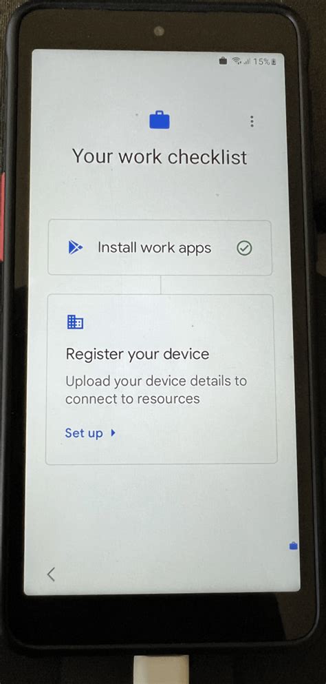 Android Enrollment Stuck At “your Work Checklist” In Intune