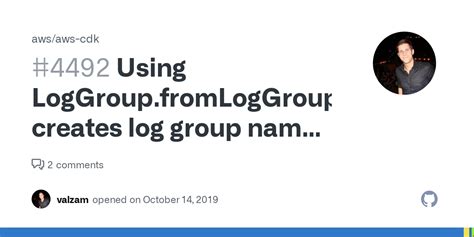 Using Loggroupfromloggrouparn Creates Log Group Name With Invalid