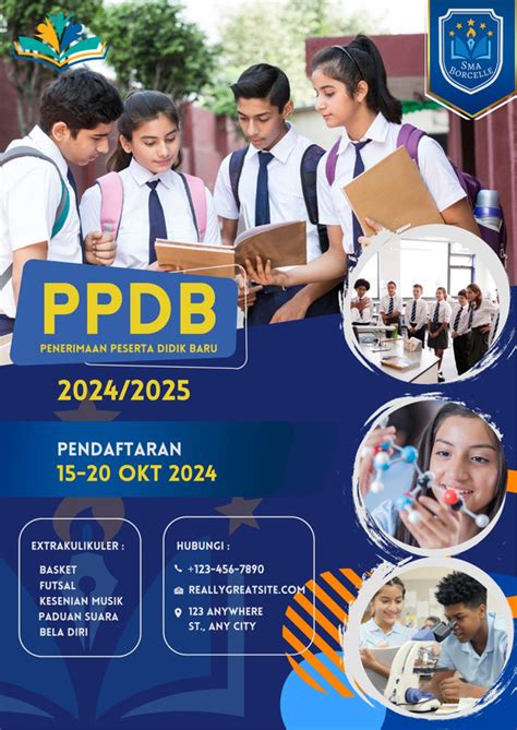 Gratis Desain Contoh Ppdb Canva